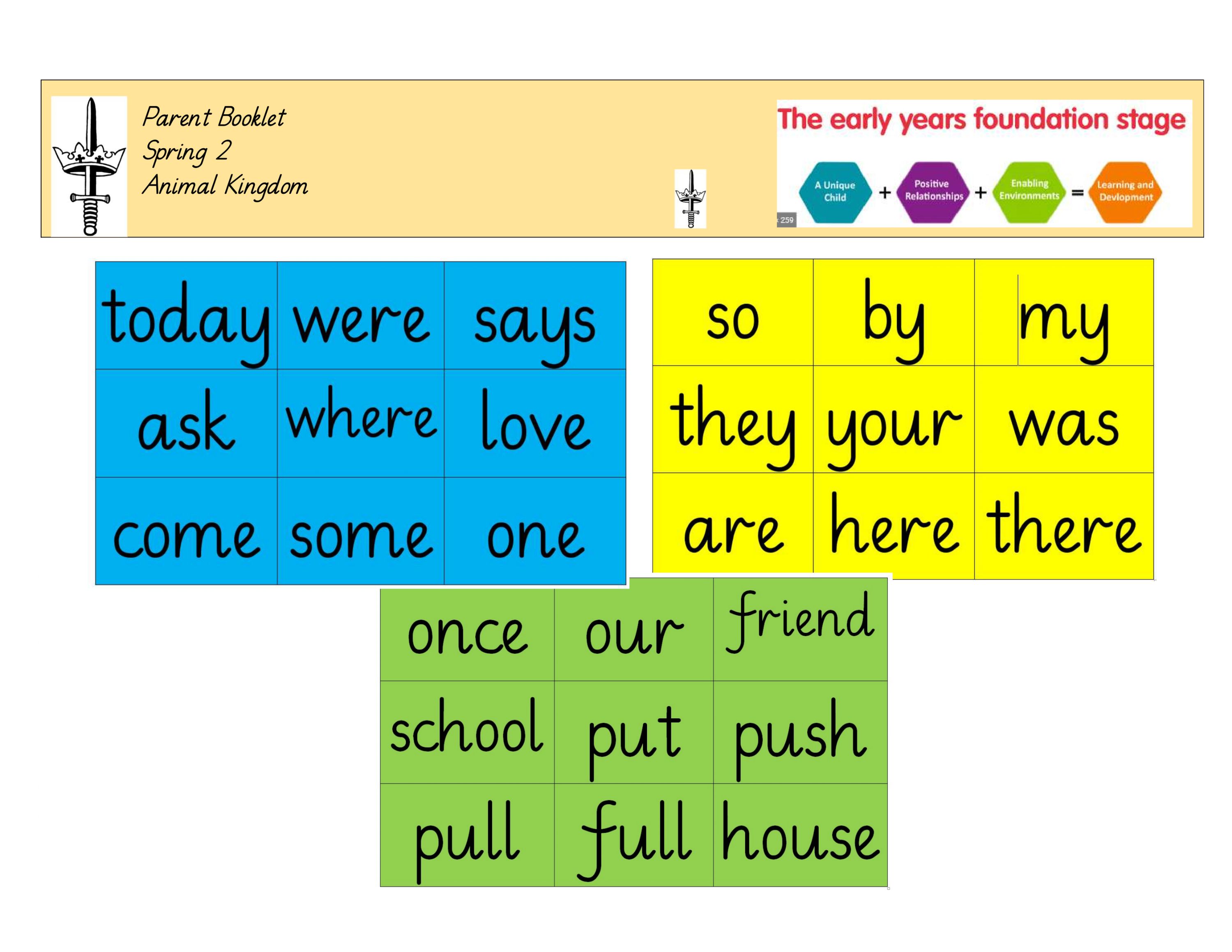All Saints' C of E Primary School - EYFS